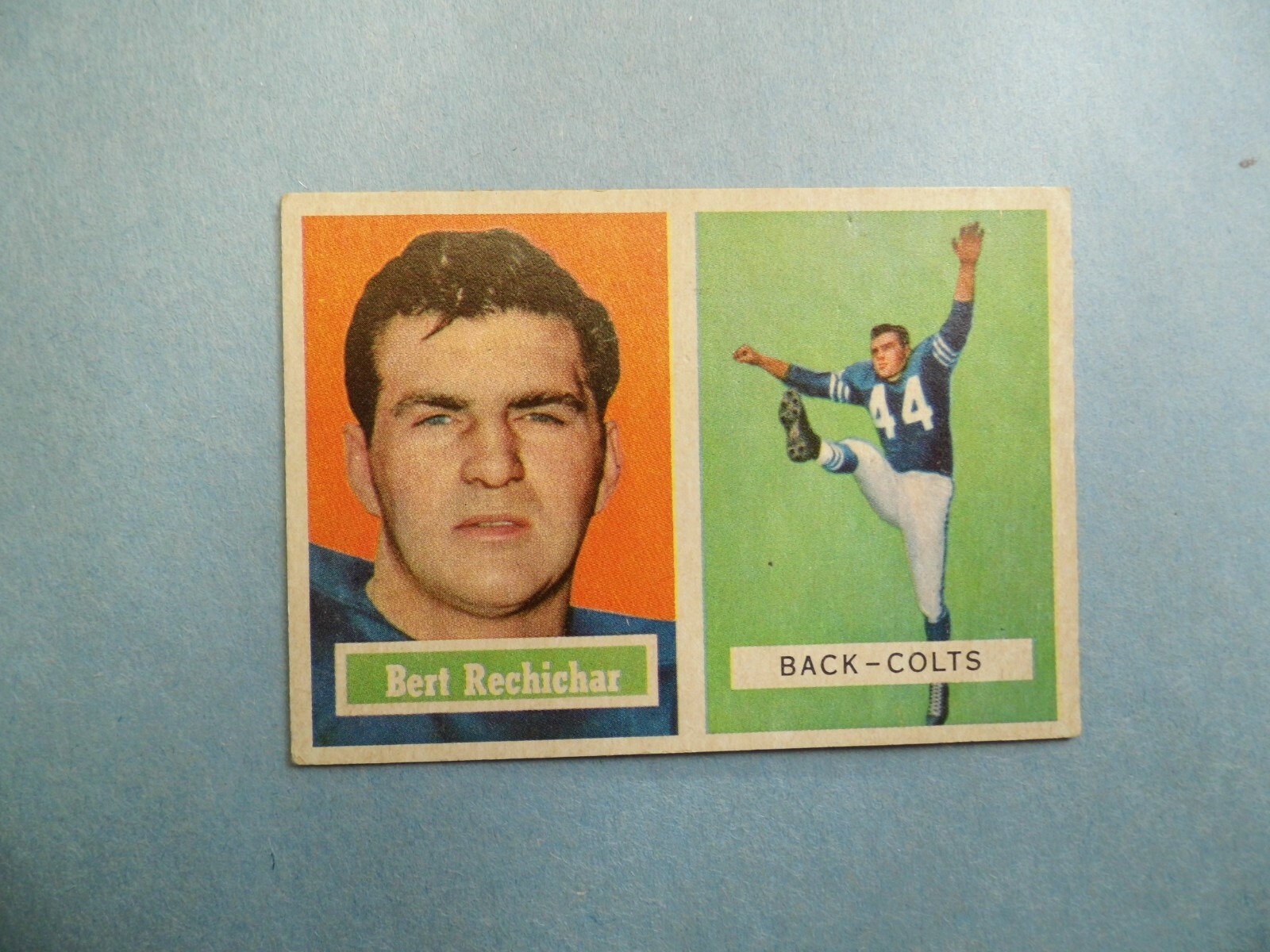 Bert Rechichar 1957 Topps Card No. 41 EX Plus | eBay