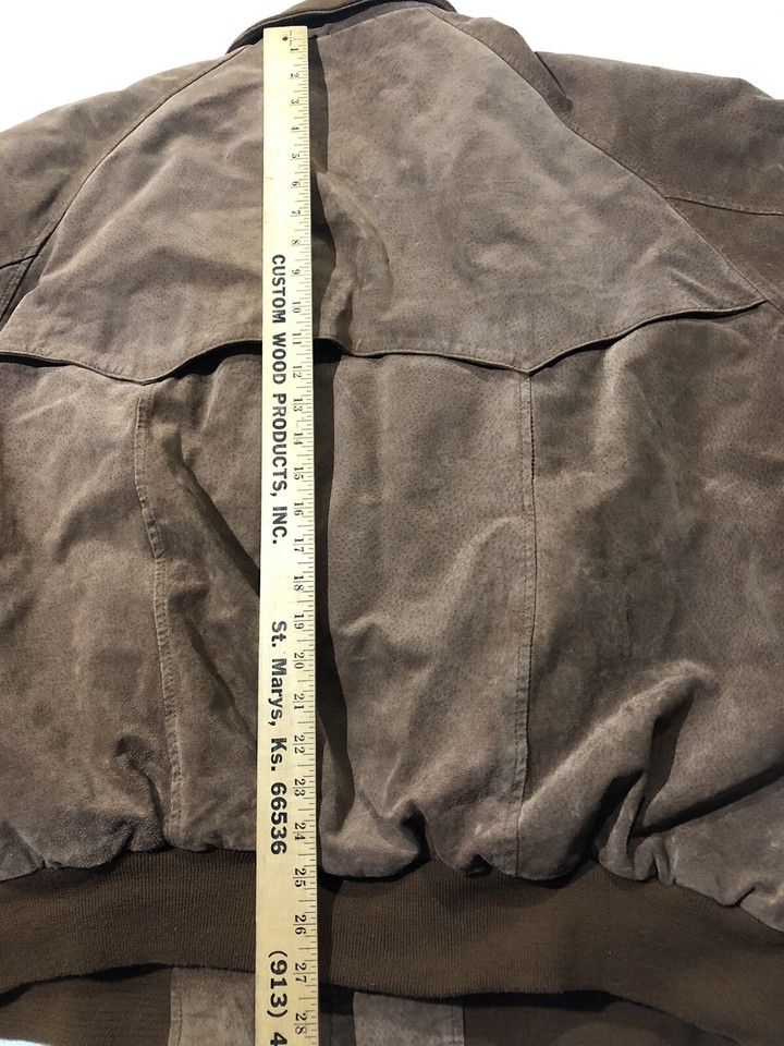 Field Tested Guide Gear Mens 2XLB 100% Leather Brown Jacket Insulated ...