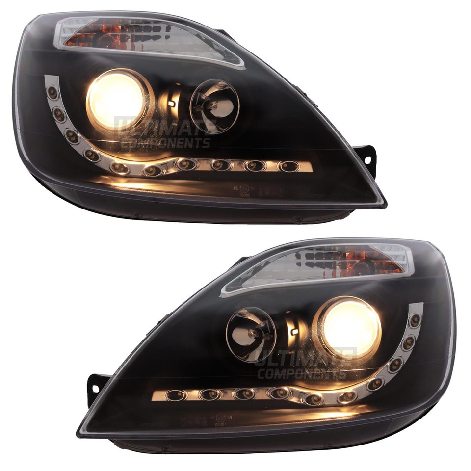 Ford Fiesta Mk6 2002-2008 ST150 Projector LED DRL R8 Devil Eye ...