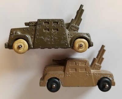 BARCLAY Original Lead Toy Military Canon anti-Aircraft Trucks Manoil | eBay