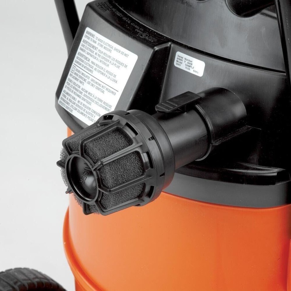RIDGID Diffuser for Shop Wet Dry Vacuum Decrease Exhaust Eliminates ...