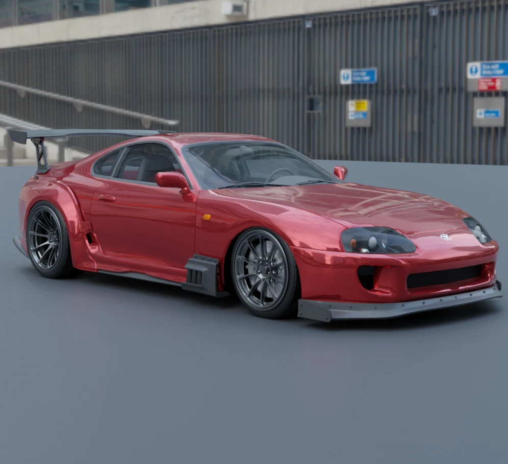Toyota Supra MK4 Stage Custom Wide Body Kit By Hycade Buy, 55% OFF