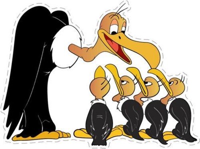 Beaky Buzzard Cartoon Sticker Decal laptop wall car phone Looney Tunes ...