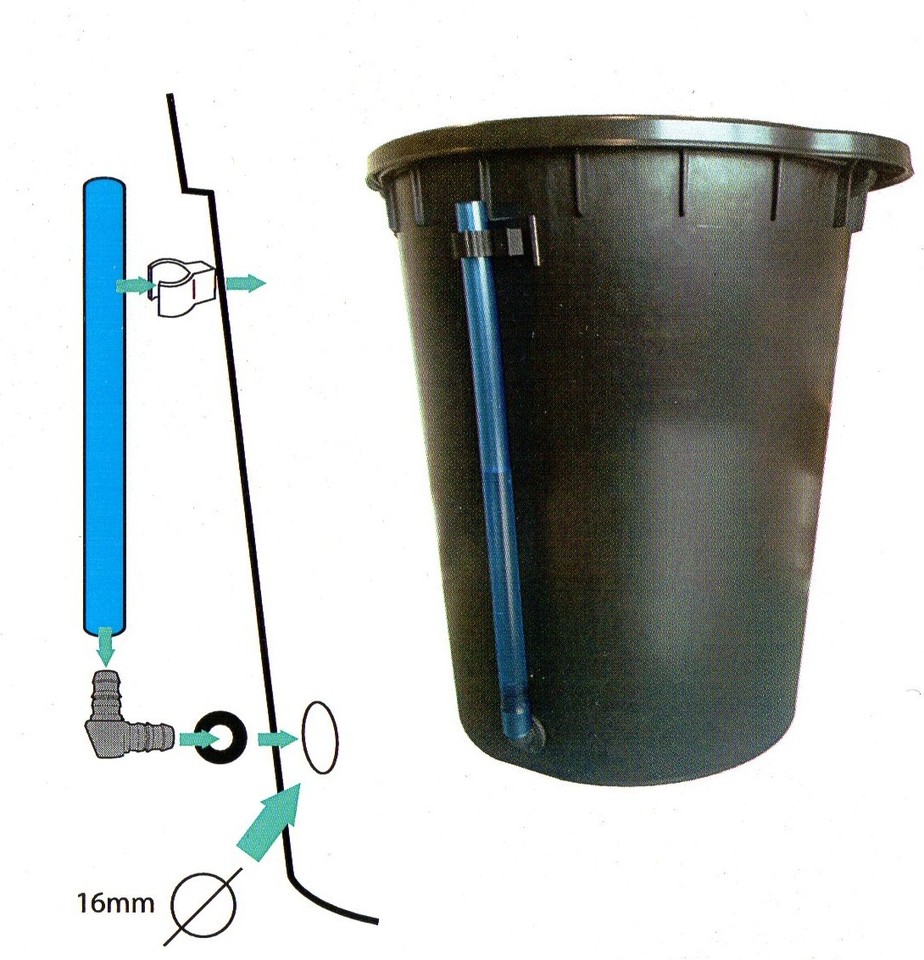 DIY LEVEL INDICATOR KIT PLANT!T Hydroponic bubble bubbler bucket header ...