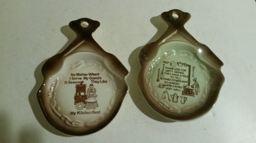 Nevco Happy Kitchen spoon rest made in Japan ceramic kitchen eating ...