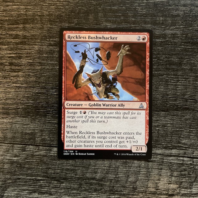 MTG Reckless Bushwhacker Oath of the Gatewatch 116/184 Regular Uncommon ...