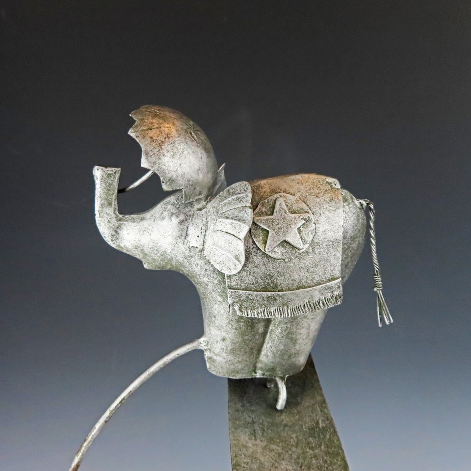 Vintage Skyhook Metal Balance Toy "Balancing Act" Circus Elephant ...