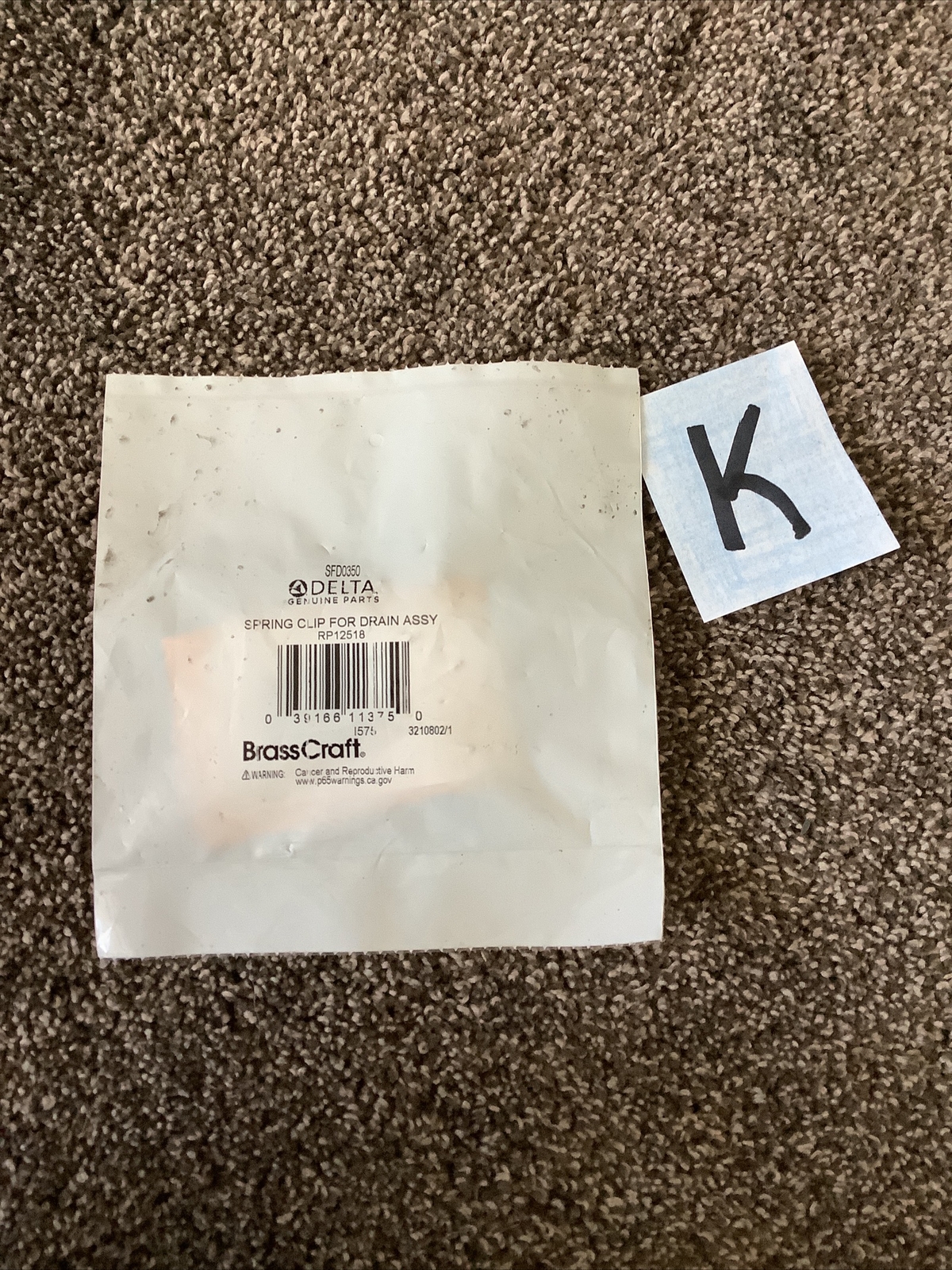 Delta Faucet Diverter Blue Clip RP53997 for sale online | eBay