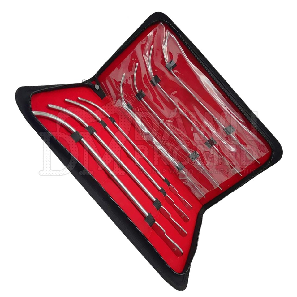 8 Pcs Van Buren Urethral Sounds Dilators Set 11″ 18FR-32FR J-Shaped ...