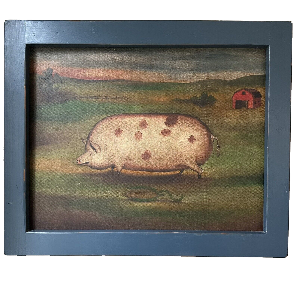 Folk Art Pig A Couple Of Weeks Ago… I Painted. These Are A Few Of My
