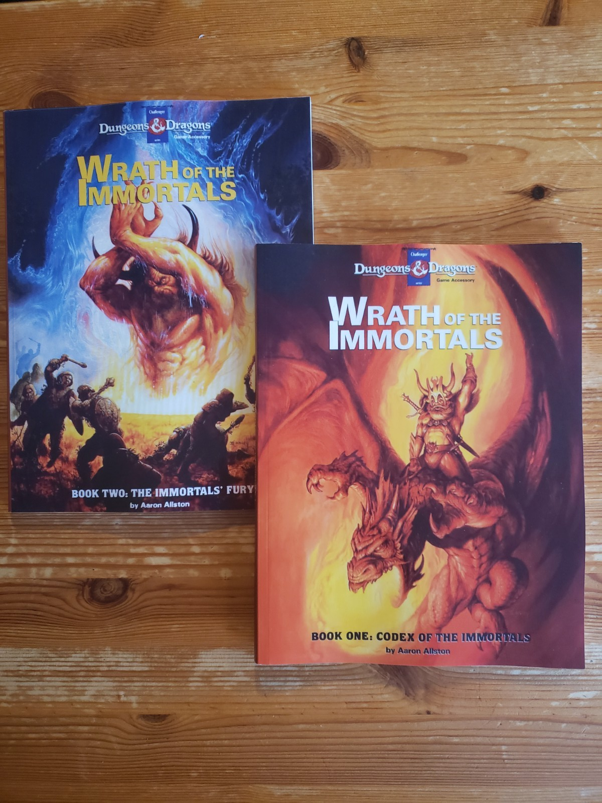 BECMI Wrath of the Immortals Set — (D&D, lot 2 books, POD, Softcover ...