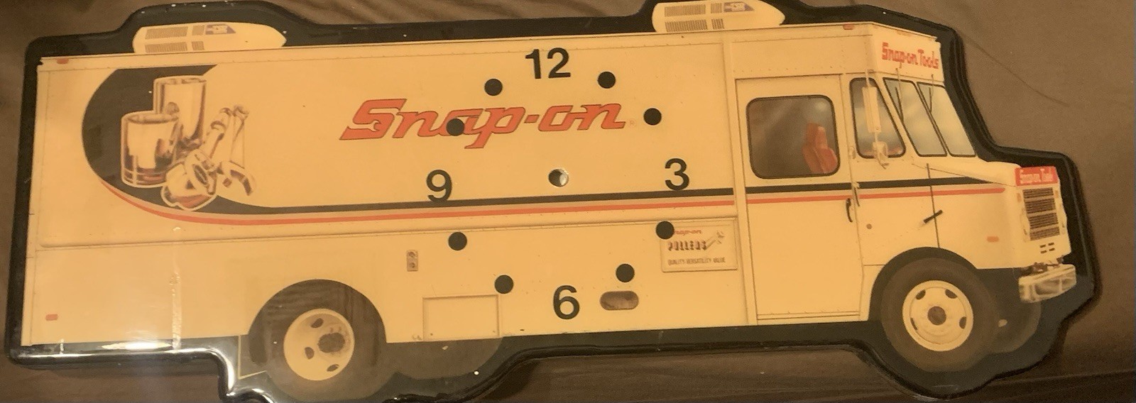 SNAP ON TOOLS Wooden Wall Clock Needs Hands | eBay