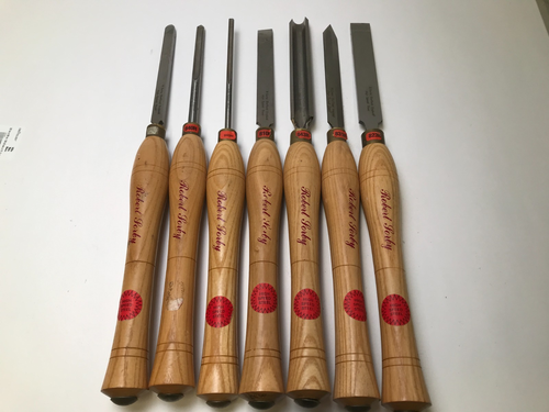 Robert Sorby, Set Of Six (7) Pieces, Large Wood Turning Tools Chisel ...