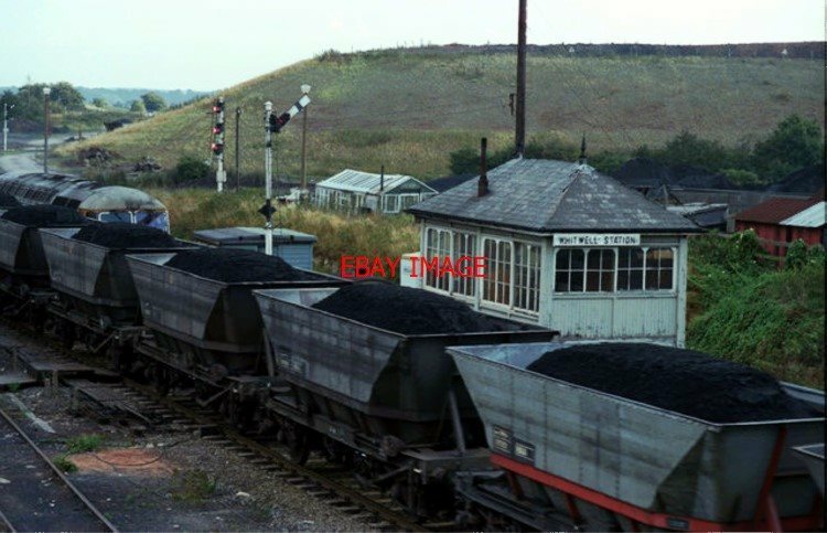 PHOTO WHITWELL - RAILWAY STATION SIGNAL BOX WHEN THIS PHOTO WAS TAKEN ...