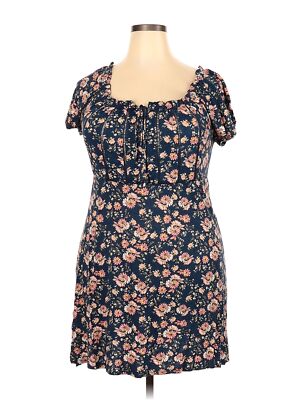 American Rag Cie Women Blue Casual Dress XXL | eBay