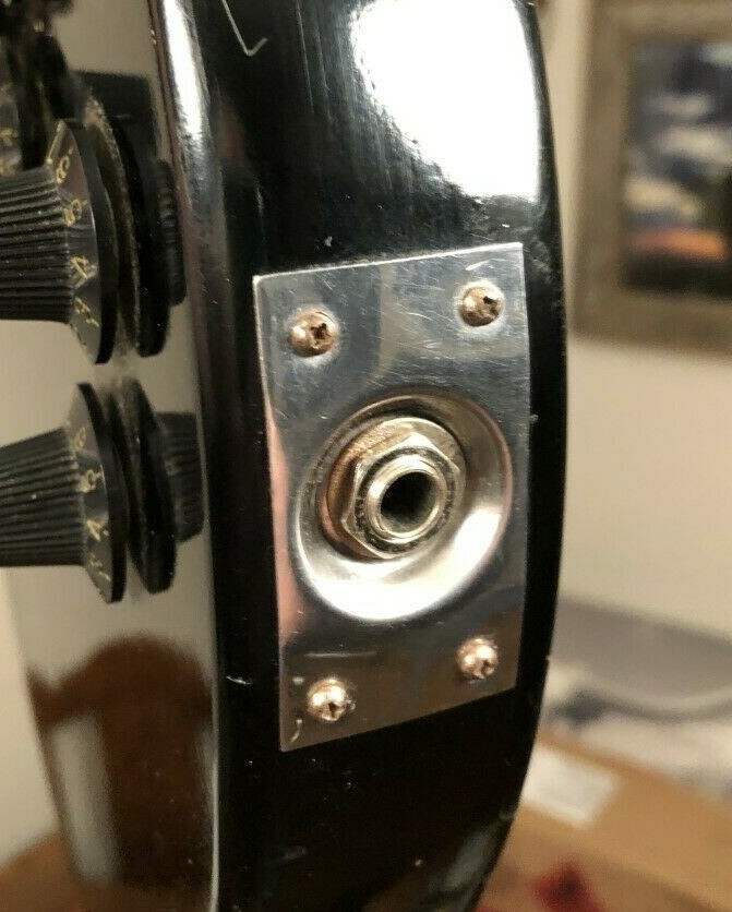 Black Hondo II LP Junior Double Cutaway Copy HLP-TV, Dual Dog Ear P90s ...