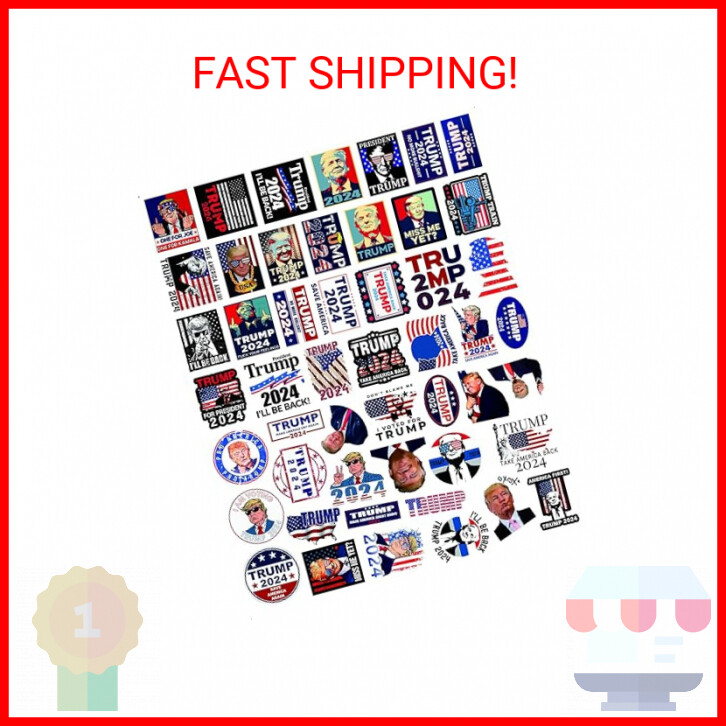 100 Pack Donald Trump 2024 Stickers (Large Size), Bumper Sticker, Trump ...