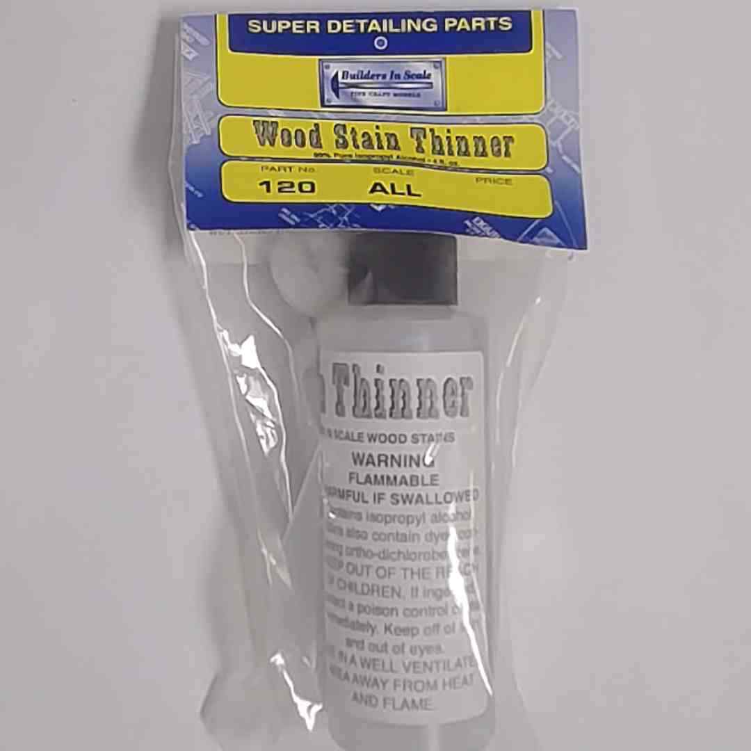 Builders-in-Scale O Scale Detailing Parts: Wood Stain Thinner, 4oz | eBay