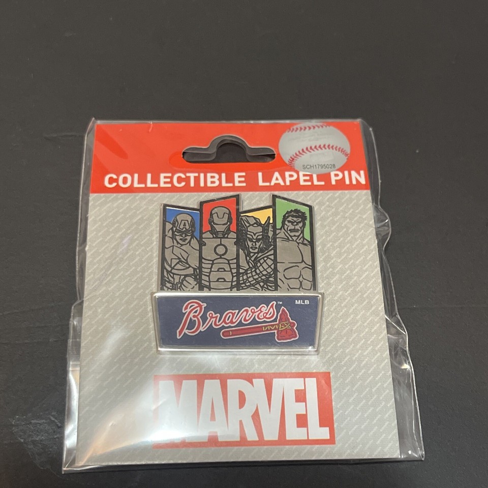 Atlanta Braves FEAT/ Marvel Avengers Collaboration Pin MLB | eBay
