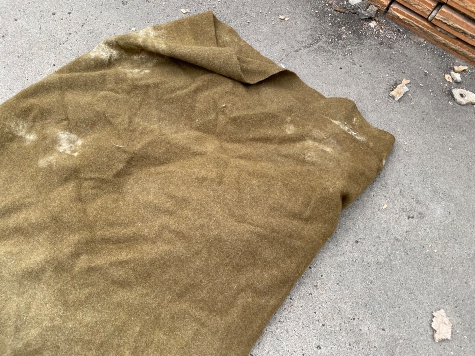 ORIGINAL WWII US ARMY M1938 WOOL FIELD BLANKET- DATED 1944 | eBay
