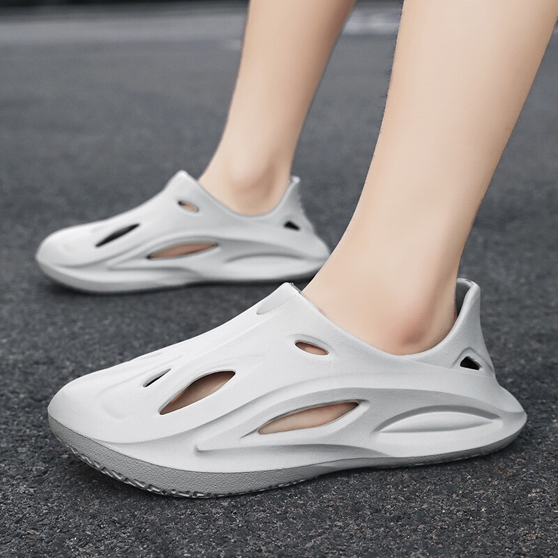 Crocs Shoes Men's Summer Soft Sole Stepping Shit Feeling Sports Coconut ...