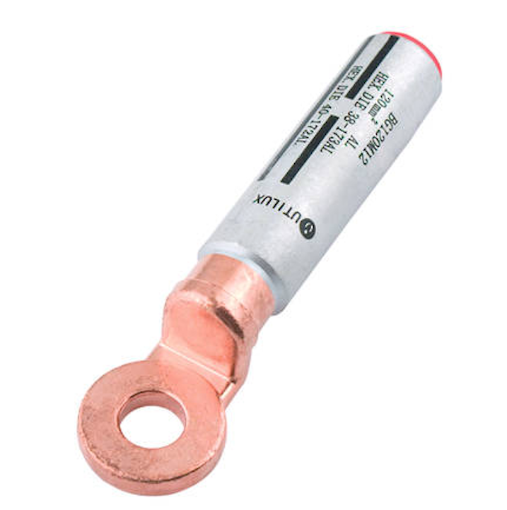 UTILUX BG120M16 BI-Metal Crimp Terminal Lug 120mm² M16 Copper Aluminium ...