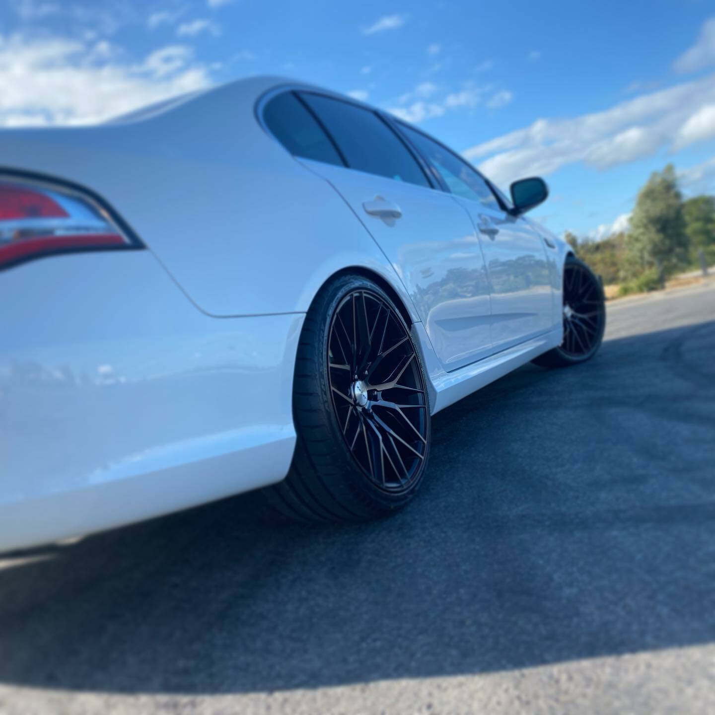 20" INOVIT BLITZ Wheels in Black Dark Tint Finish Size 20x8.5 20x10 PCD ...