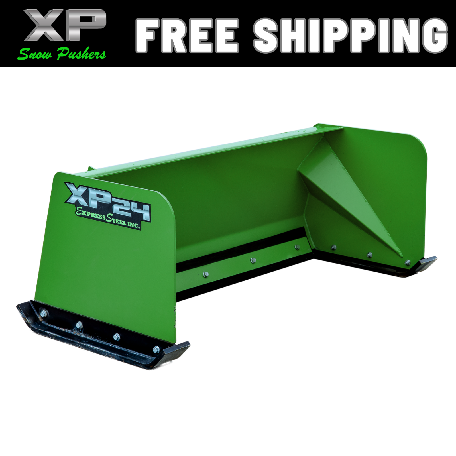 5' XP24 JOHN DEERE SNOW PUSHER-SNOW BOX- TRACTOR LOADER-FREE SHIPPING ...