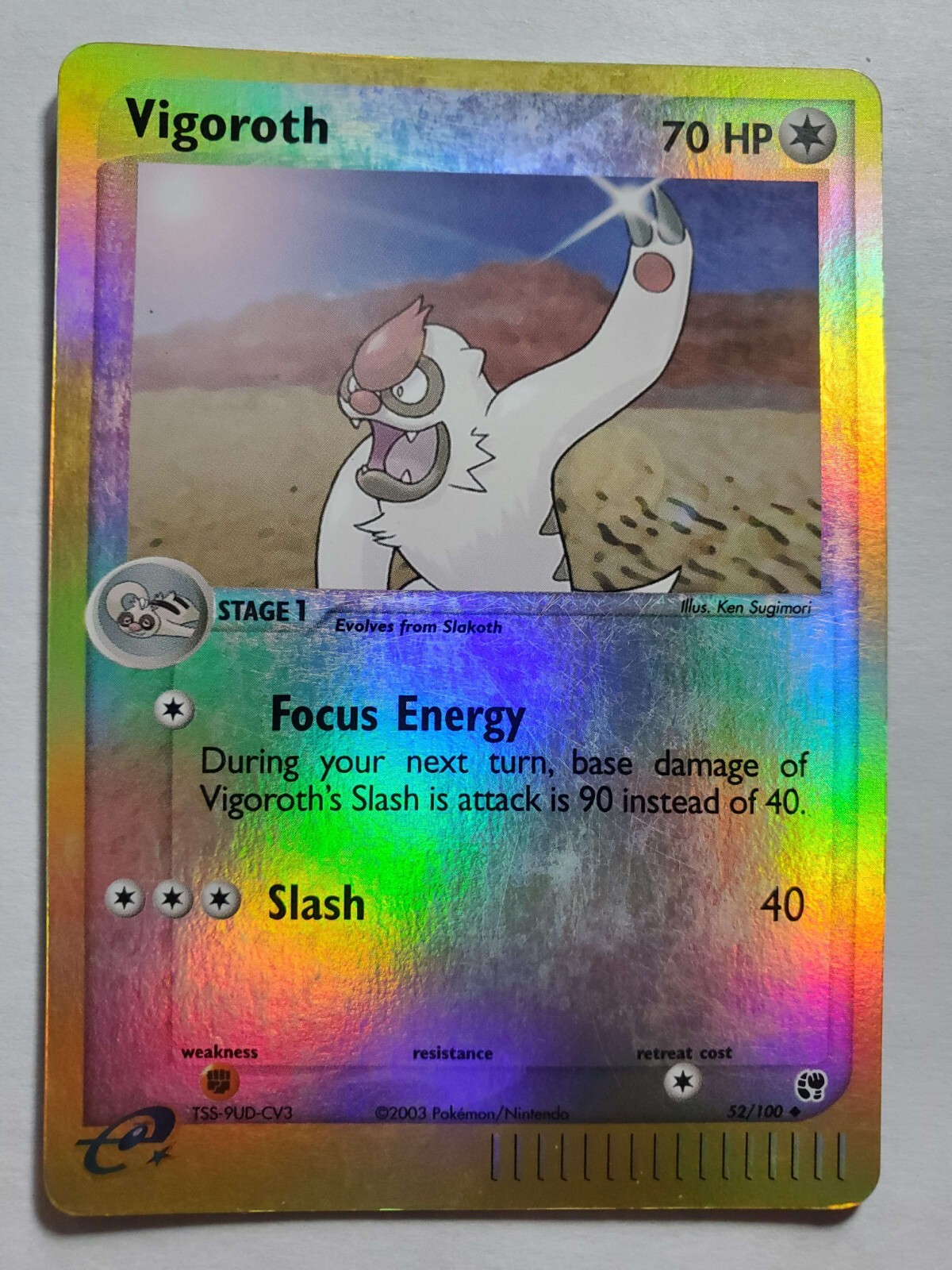 Pokémon - Vigoroth - 52/100 EX Sandstorm - 2003 Reverse Holo - MP | eBay