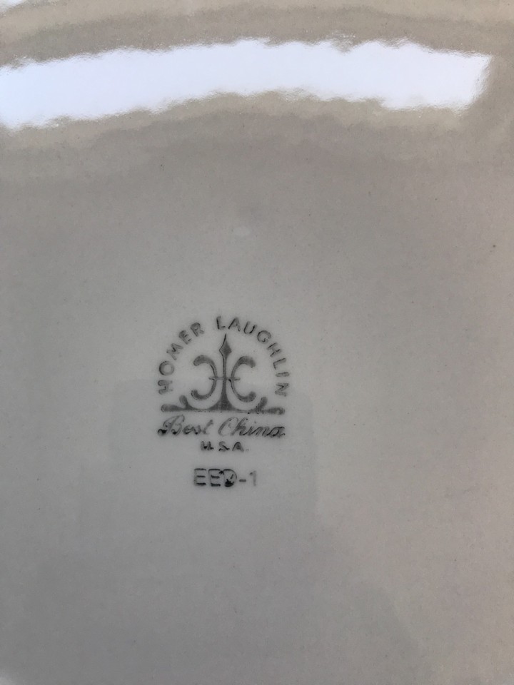 HOMER LAUGHLIN CATTLEMENS RESTAURANT WARE DINNER PLATE WITH BULL STEER ...