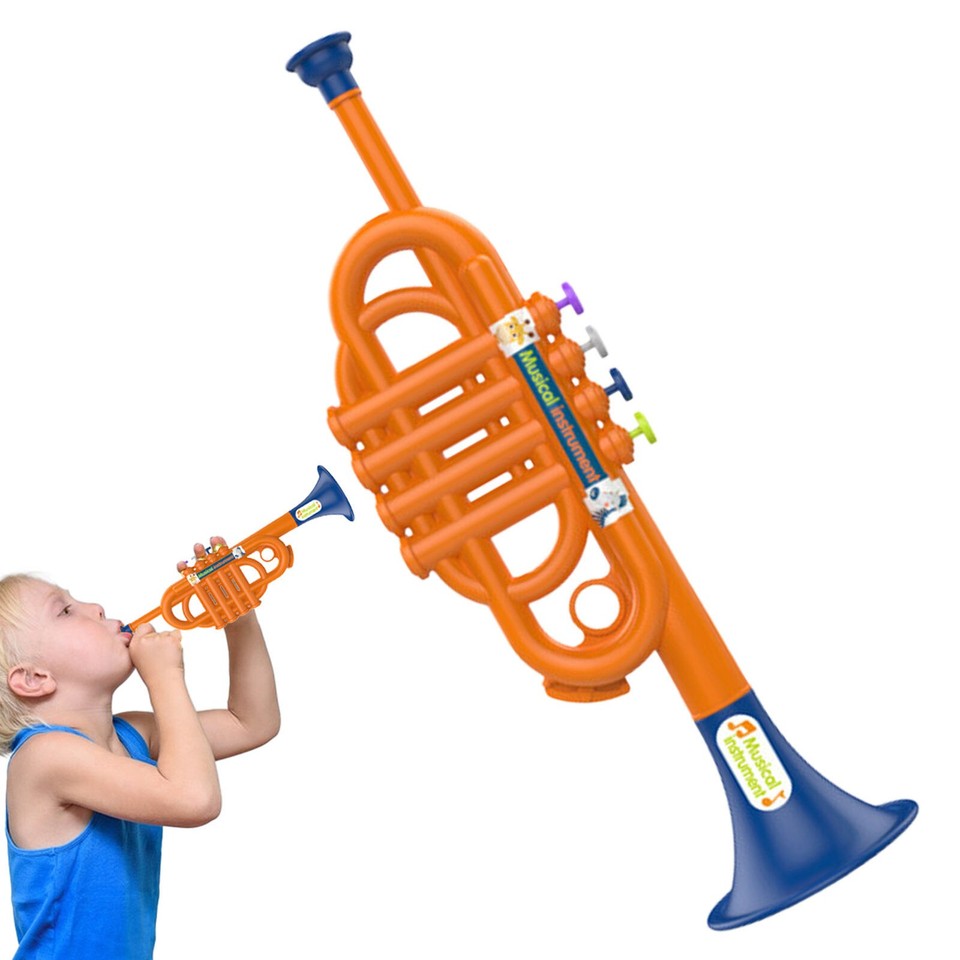 Kids Trumpet Toy Musical Instrument Kids Saxophone Instrument | eBay UK