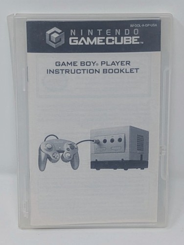 Nintendo GameCube GameBoy Player Startup Disc Case & Manual Only - No ...