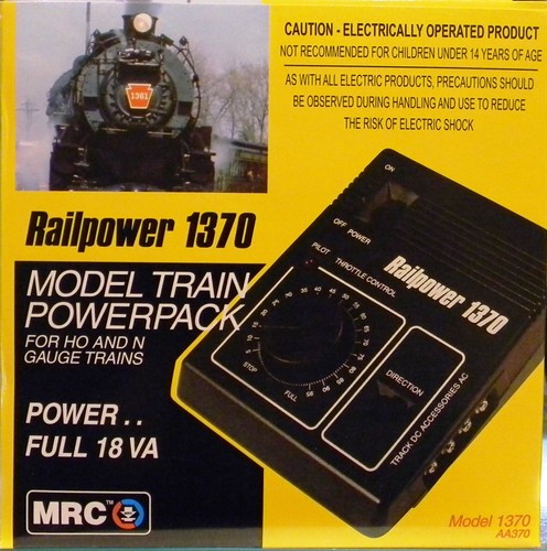NEW All Scales MRC #1370 Railpower 18VA Power Pack 19571203703| eBay
