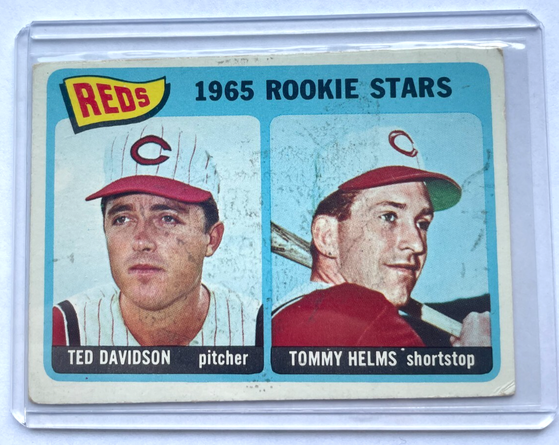 1965 Topps Rookie Stars #243 | Cincinnati Reds | Ted Davidson & Tommy ...