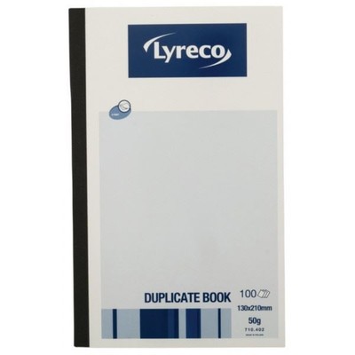 Lyreco Duplicate Book - 210 x 130mm - 100 Numbered Sheets | eBay UK