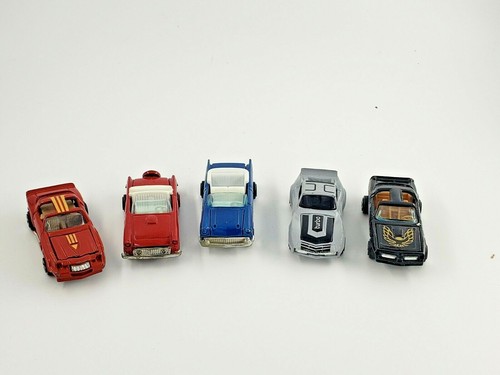 5 1979 KIDCO DIECAST CARS 56 THUNDERBIRD,57 CHEVY,CORVETTE,,TRAN-AM ...