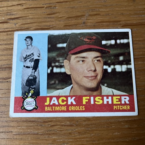 1960 Topps Baseball Jack Fisher Rookie Card #46 Baltimore Orioles EX | eBay