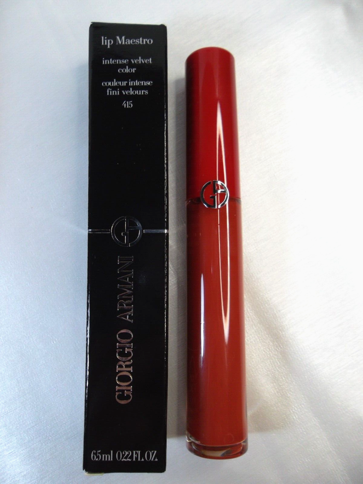 Giorgio Armani Lip Maestro Intense Velvet Color 0.22oz / 6.5ml NIB ...
