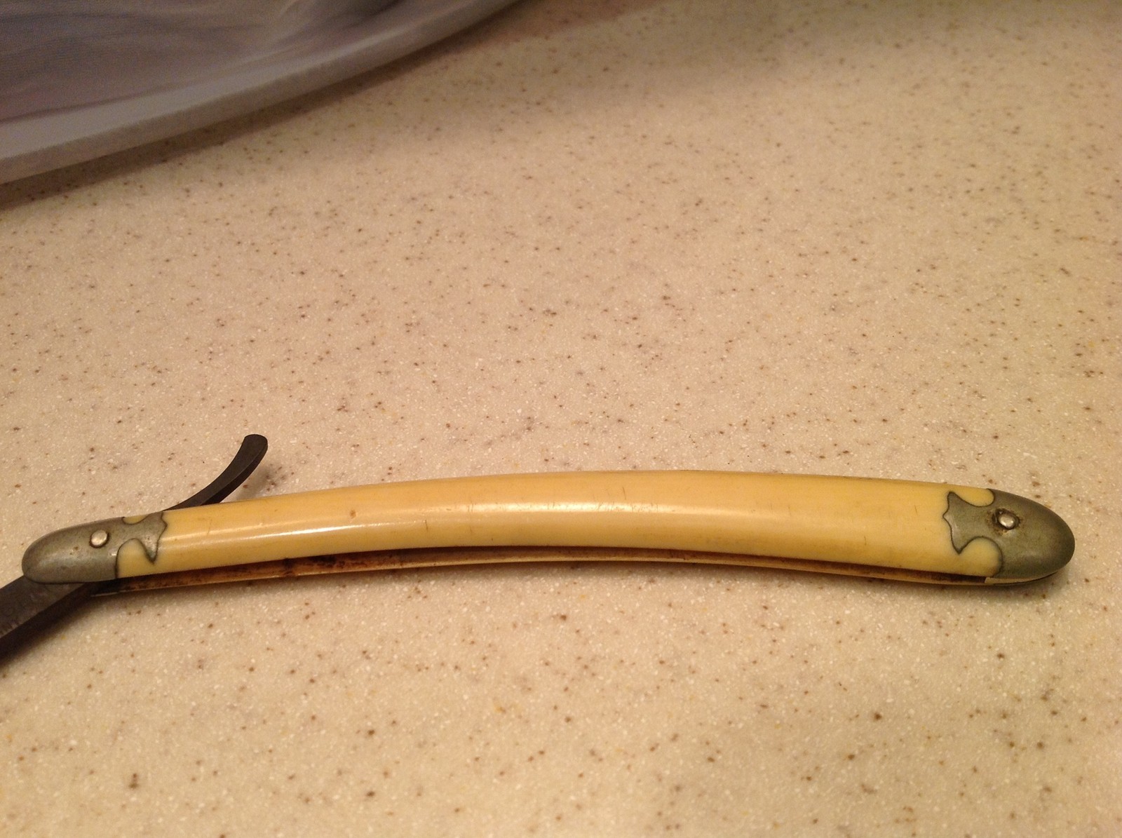 Vintage Straight Razor Men's F. A. Clauberg's Tonsorial Gem Kraut ...