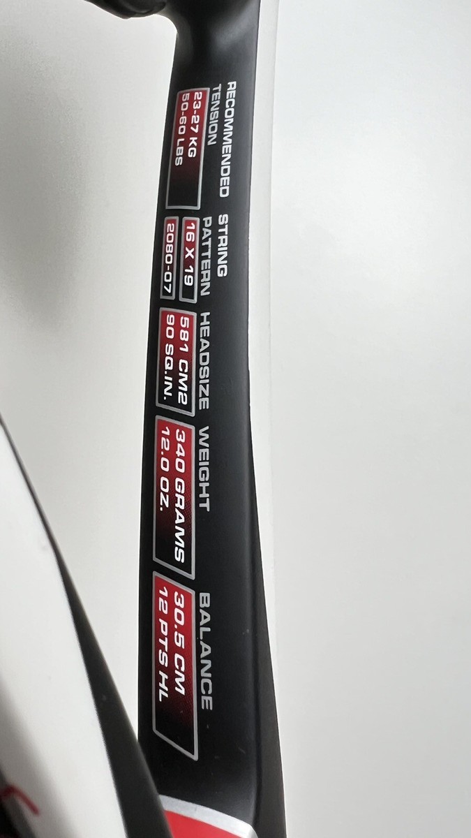 New Old Stock Wilson (K) Factor Six One 6.1 Tour 90 - Grip 4 New Old Stock Wilson (K) Factor Six One 6.1 Tour 90 - Grip 4