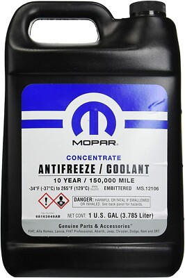 Mopar 10 Year/150,000 Mile Antifreeze Coolant Concentrate 68163848Ab | eBay