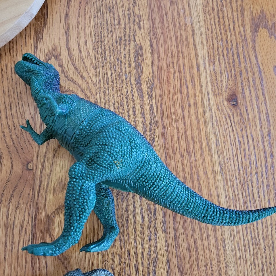 Tyrannosaurus T-Rex Dinosaur Lot of 7/Red Toy Major T-Rex/Zuru Dino ...