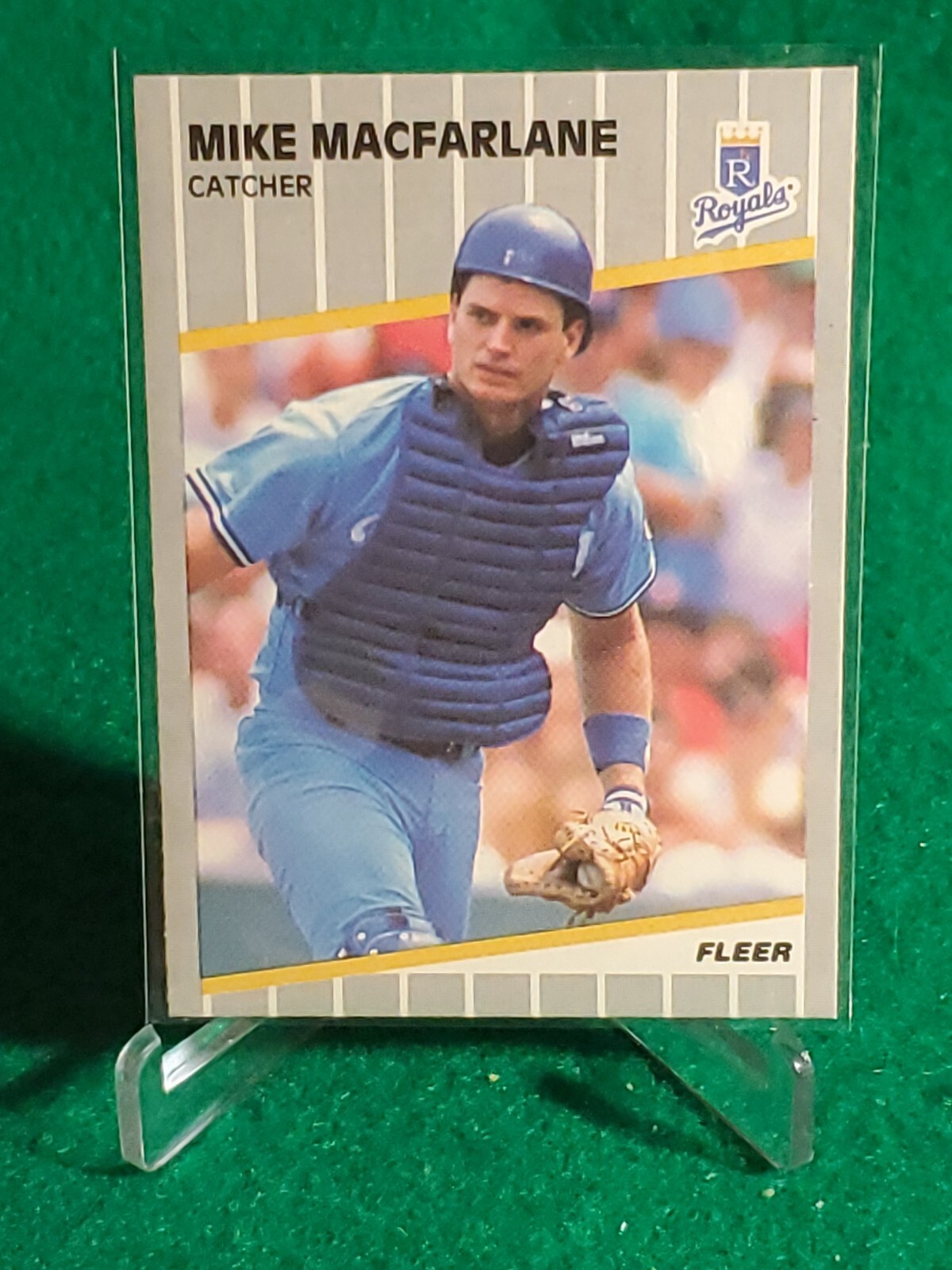1989 Fleer Mike MacFarlane #287 Kansas City Royals RC Rookie | eBay