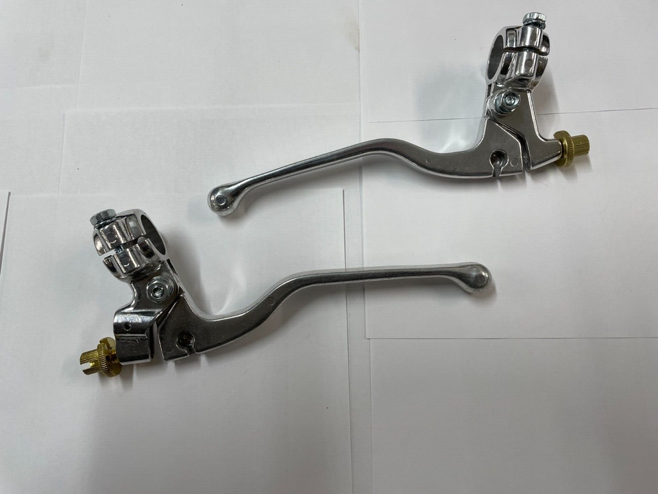 7/8" DOG LEG Clutch & Brake lever Perch assembly with 10mm mirror mount ...