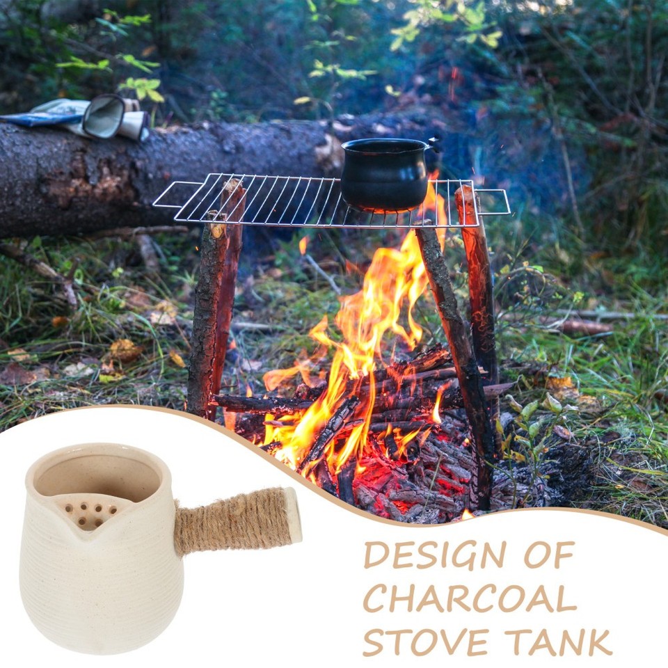 Household Tea Serving Pot Retro Clay Teakettle Chinese Pots Charcoal ...