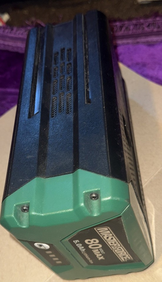 Masterforce 80V Lithium-Ion 5.0Ah Battery, Compatible With Greenworks ...