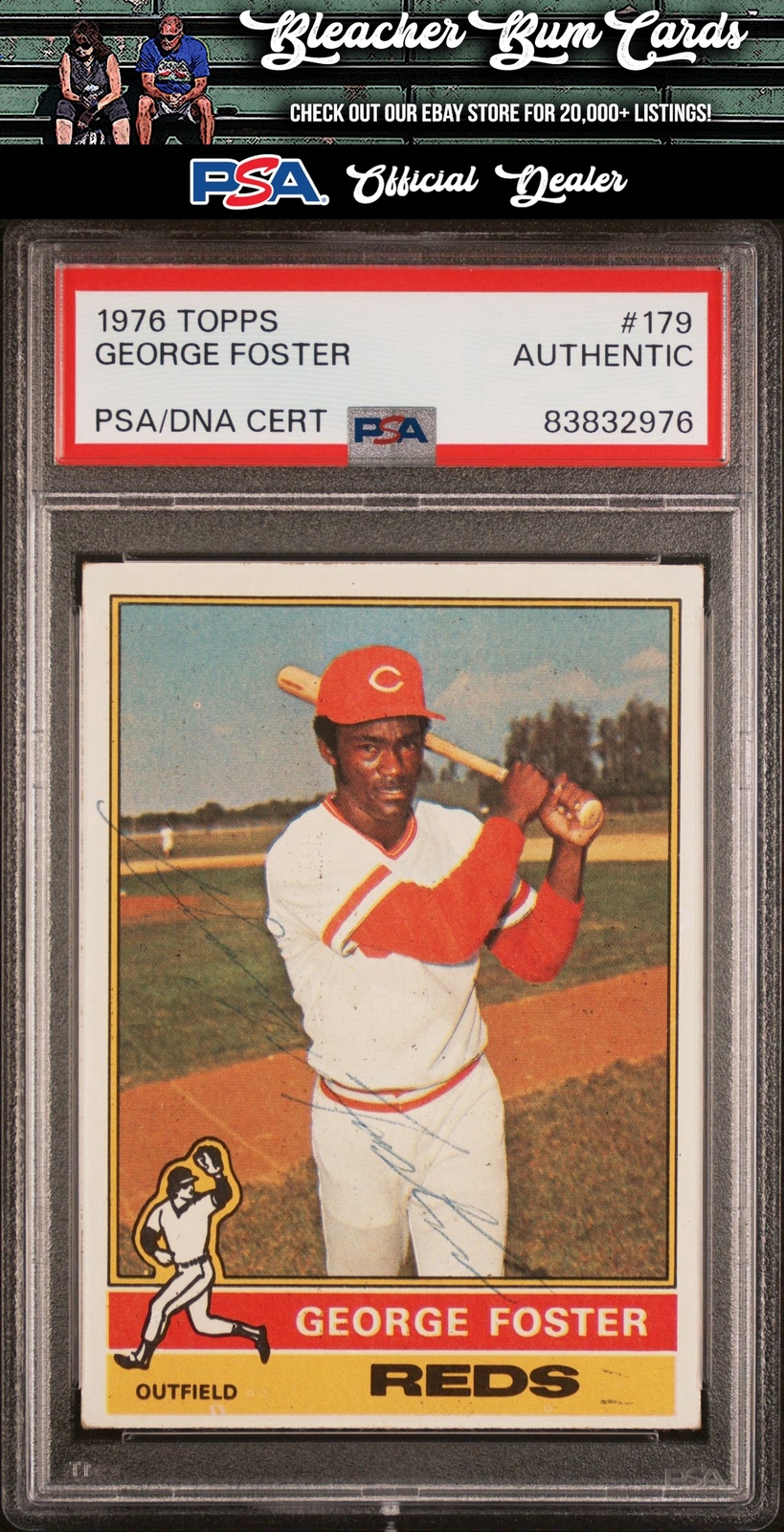 1976 Topps 179 George Foster Auto PSA Authentic | eBay