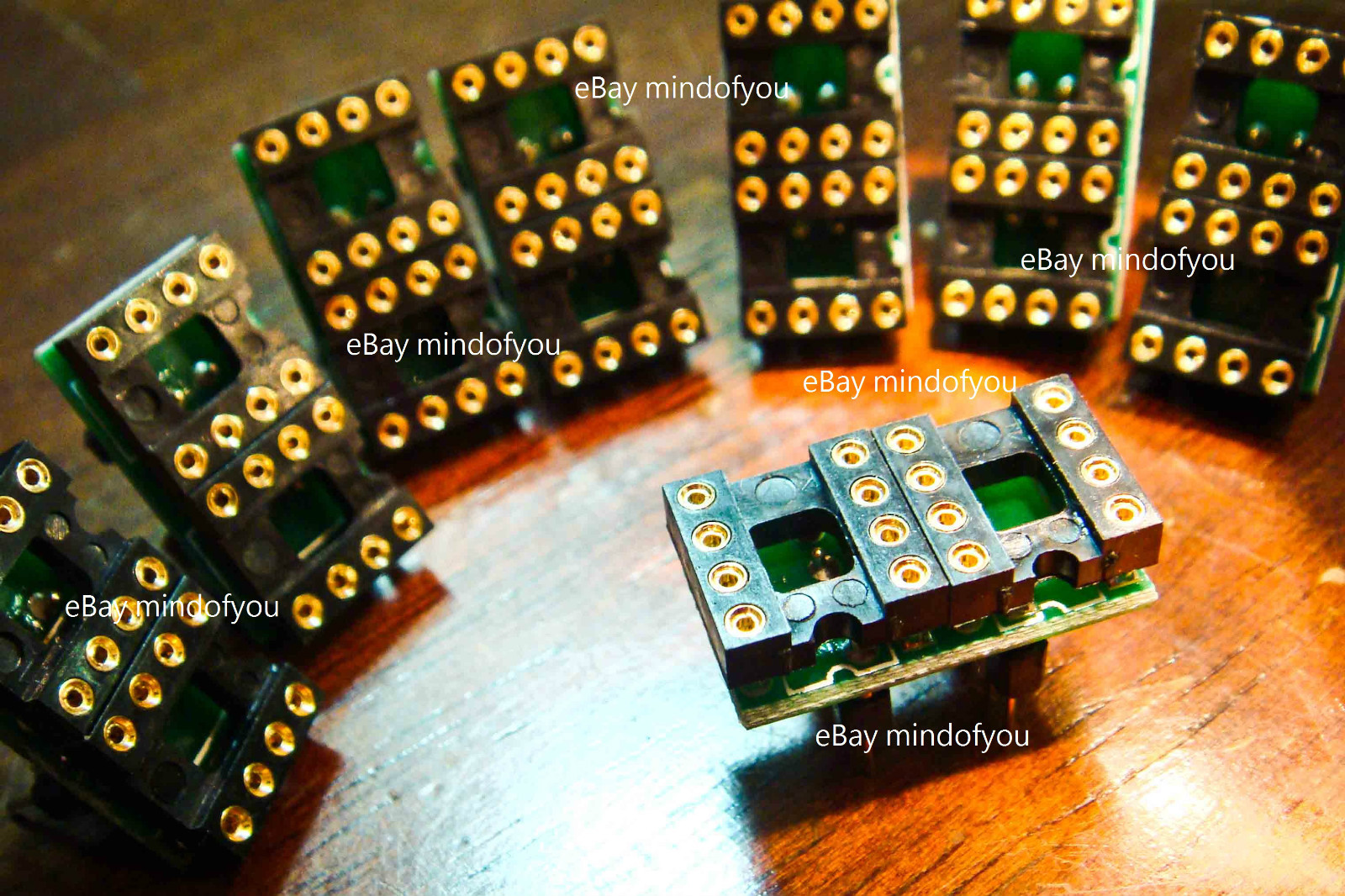 Gold-plated DIP8 Mono to Dual Op Amp Adapter Converter OPA128 OPA627 ...