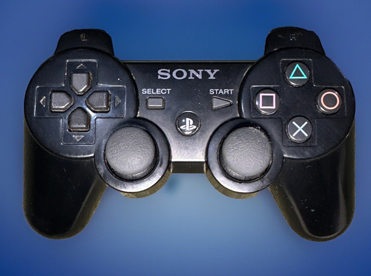 Authentic Sony Playstation 3 PS3 Genuine OEM Dualshock Ps3 Black ...