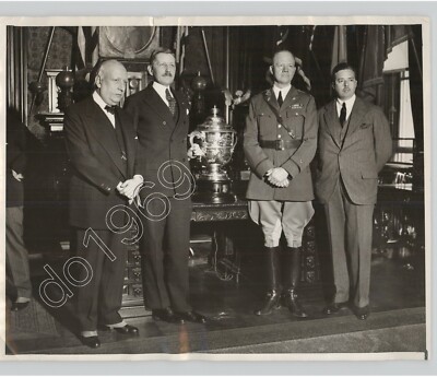 War Secretary PATRICK HURLEY & US ARMY Polo Captain, DC USA 1931 VTG ...